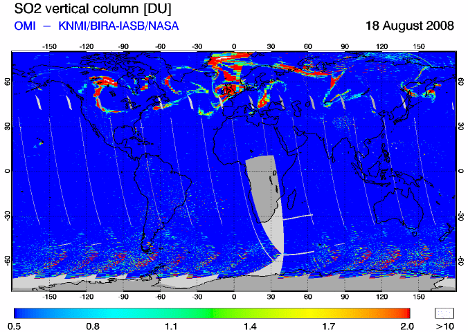 Thanks to Nature, a Large Atmospheric Sulfur Dioxide Experiment is Now ...